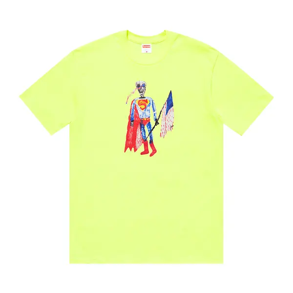 Supreme Skeleton Tee 'bright - Yellow