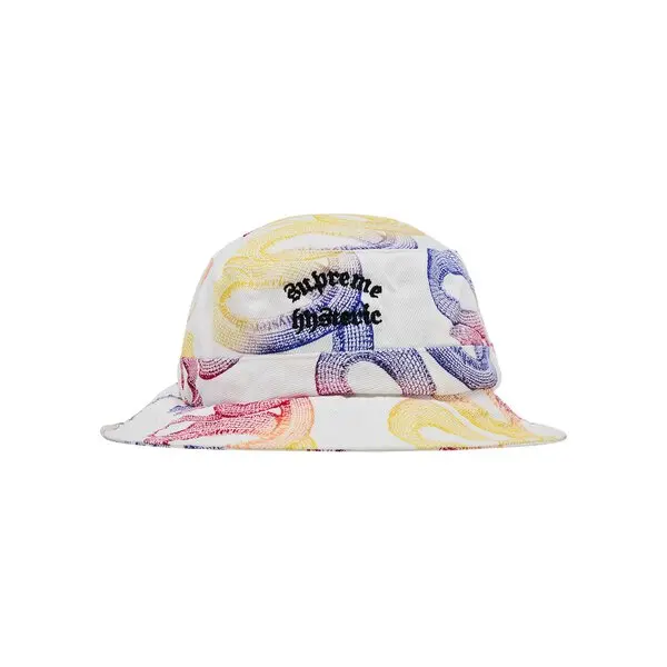 Supreme X Hysteric Glamour Snake Denim Crusher - White