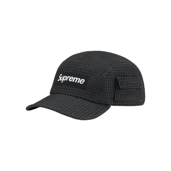 Supreme Denim Ripstop Camp Cap - Black