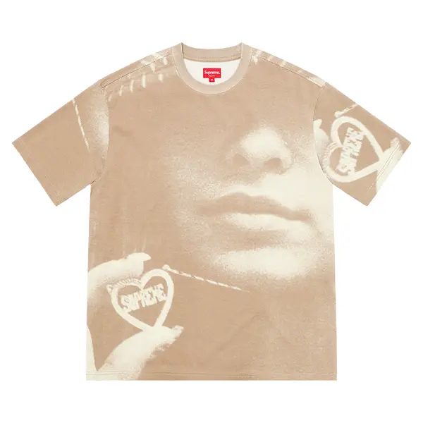 Supreme Kim Necklace Short-sleeve Top - Tan