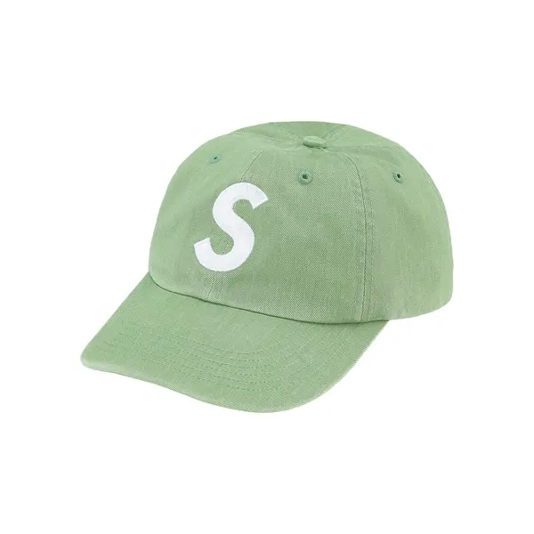 Supreme Pigment Print S Logo 6-panel Cap - Green