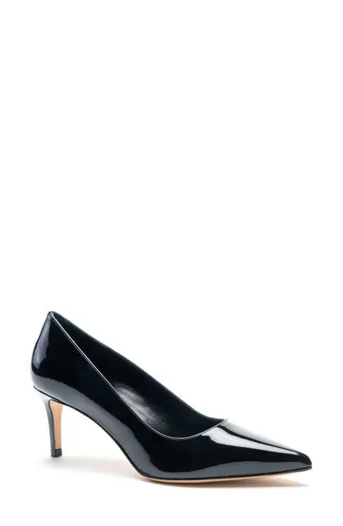 Bruno Magli Tara Pointed Toe Pumps - Black Patent