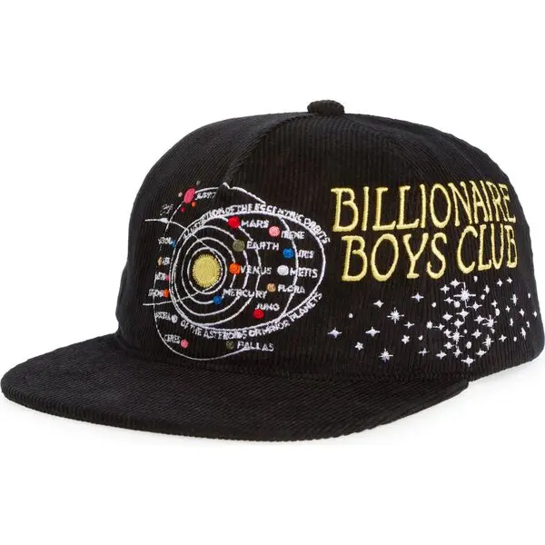 BILLIONAIRE BOYS CLUB Hailey Baseball Cap - Black