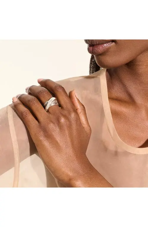 John Hardy Essentials Crossover Band Ring - Silver