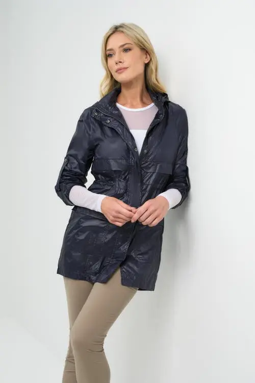 Anatomie Ramona Windbreaker Jacket - Navy