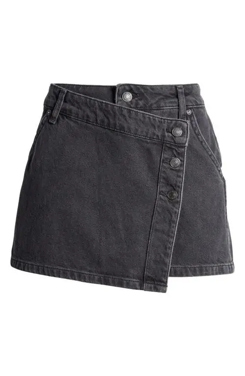 Free People Wynne Wrap Mini Skirt