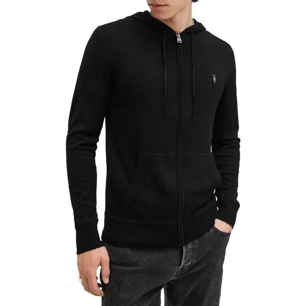 ALLSAINTS Mode Merino Wool Hoodie - Black