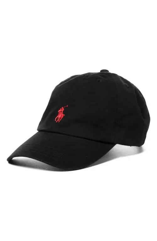 Polo Ralph Lauren Chino Baseball Cap - Black