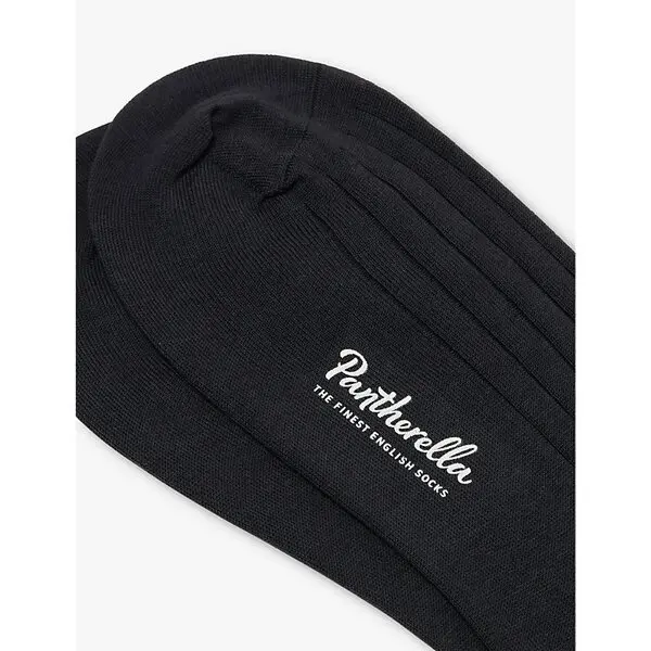 Pantherella Pembrey Branded Cotton-blend Socks