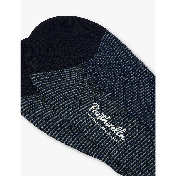 Pantherella Tewkesbury Knitted Cotton-blend Socks