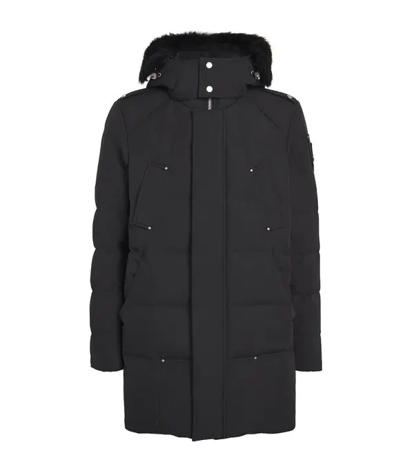 Moose Knuckles Down-padded Cloud Parka Coat - Black
