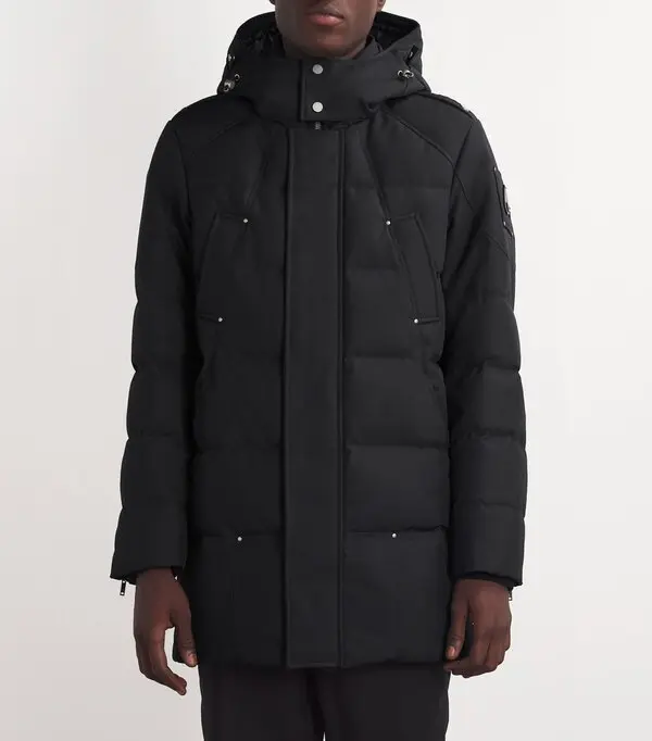 Moose Knuckles Down-padded Cloud Parka Coat - Black