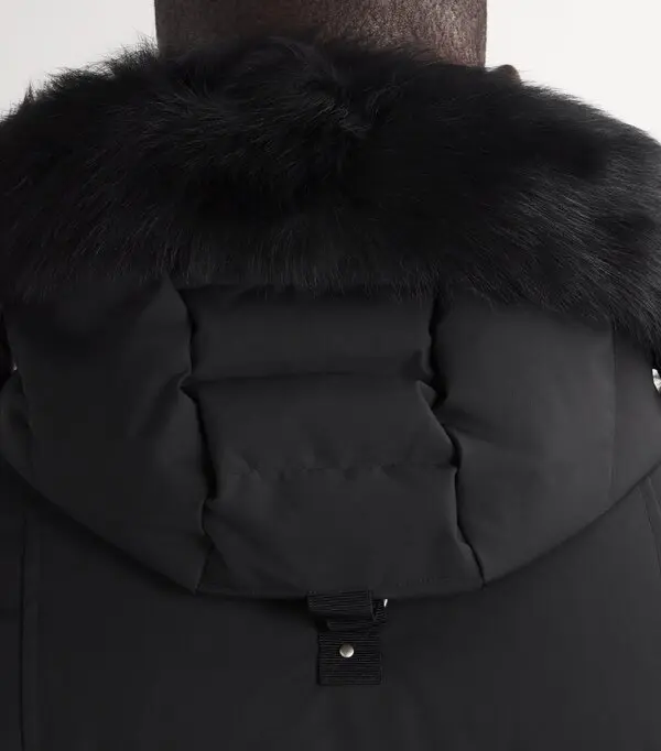 Moose Knuckles Down-padded Cloud Parka Coat - Black