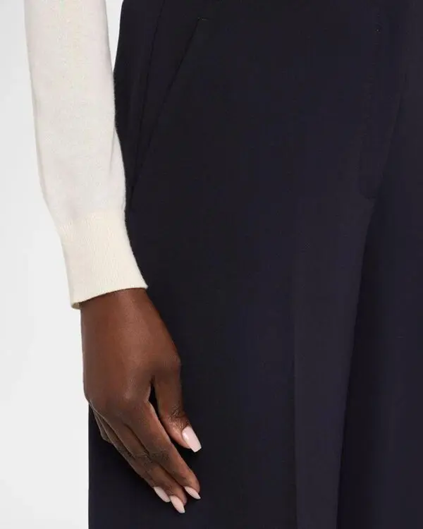 Lafayette 148 New York Thames Wide-leg Trousers - Ink