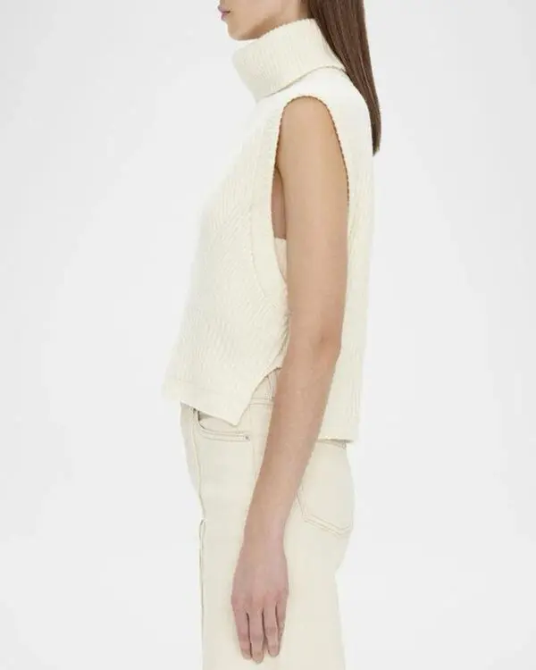 Simkhai Maple Wool & Cashmere Turtleneck Top