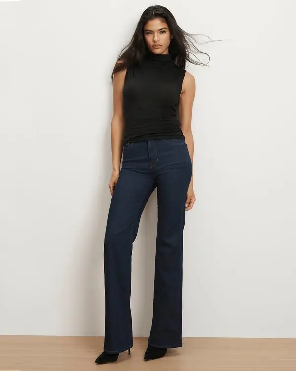 Veronica Beard Mylie Mock-neck Tank Top - Black
