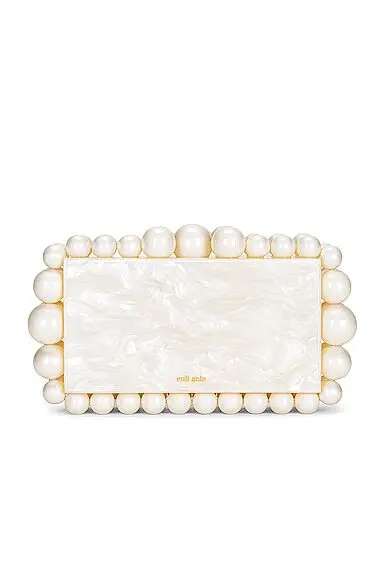 Cult Gaia Eos Clutch - Ivory