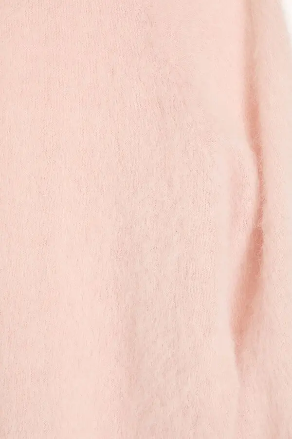 Alberta Ferretti Mohair-blend Sweater - Pastel Pink