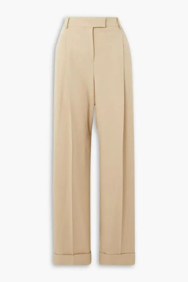 FERRAGAMO Pleated Straight-leg Trousers