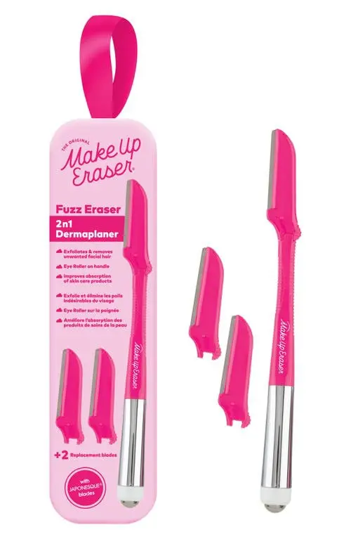 THE ORIGINAL MAKEUP ERASER Fuzz Eraser 2-in-1 Dermaplaner