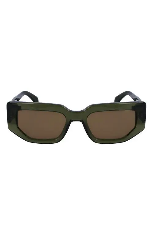 Paul Smith Kennet Rectangular Sunglasses - Dark Olive