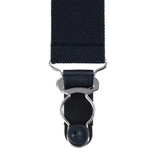 Trafalgar Sutton Elastic Shirt Garters - Black