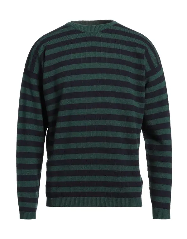 LARDINI Striped Sweater - Green