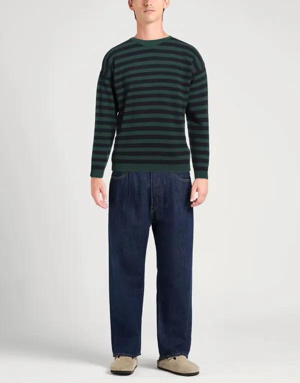 LARDINI Striped Sweater - Green