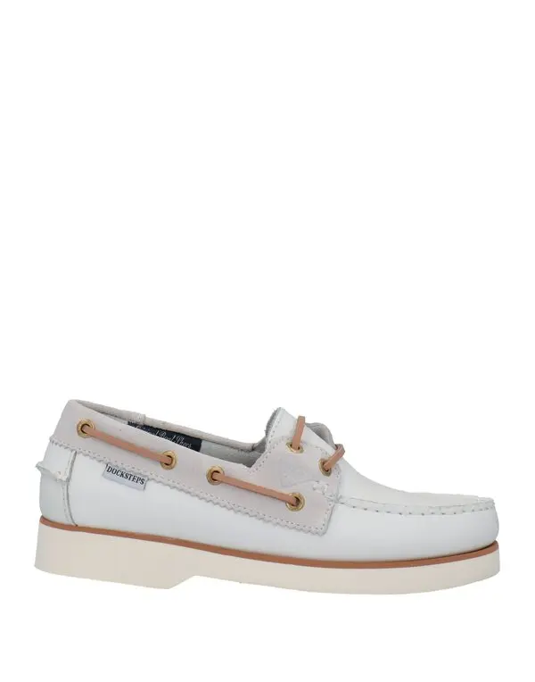 DOCKSTEPS Leather Loafers - White