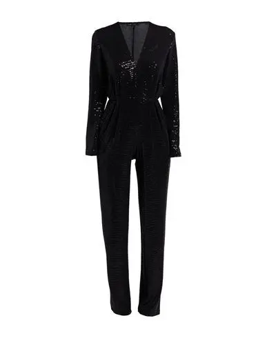 Maje Jumpsuit In Polyamide, Polyester, And Elastane - Black