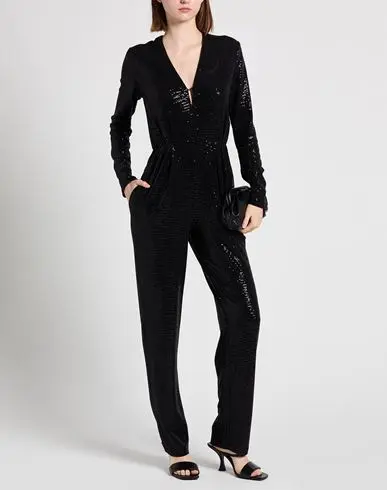 Maje Jumpsuit In Polyamide, Polyester, And Elastane
