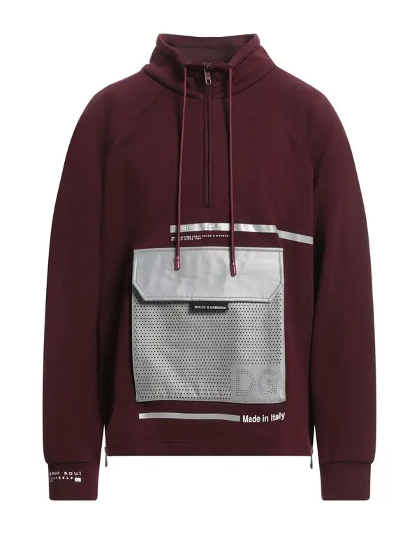 Dolce & Gabbana Cotton-blend Sweatshirt With Appliqués And Reflective Trims