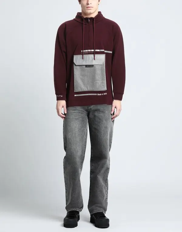 Dolce & Gabbana Cotton-blend Sweatshirt With Appliqués And Reflective Trims