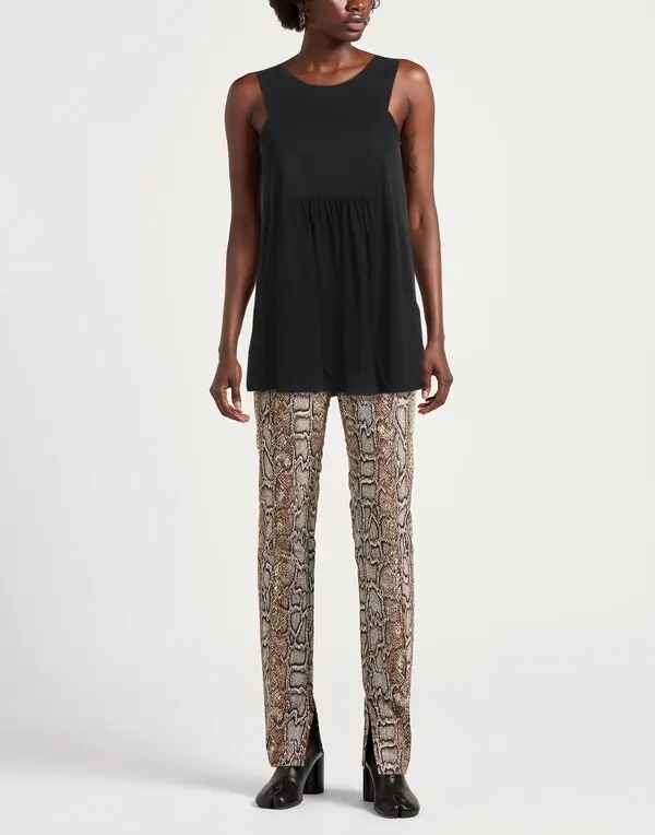 Alpha Studio Top In Cotton And Elastane