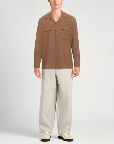 Sandro Shirt Camel Size Polyester, Viscose, Elastane - Beige