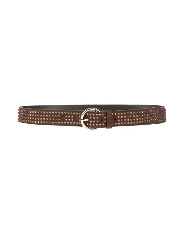 Sandro Cowhide Belt With Appliqués