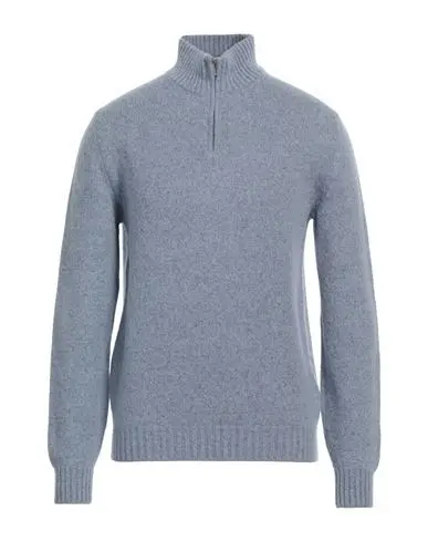 Fedeli Turtleneck Azure Size Wool, Cashmere