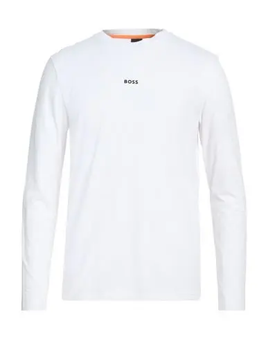 BOSS T-shirt Size Cotton, Elastane - White