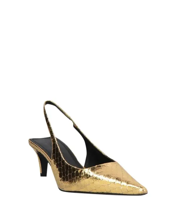 Sandro Leather Slingback Pumps