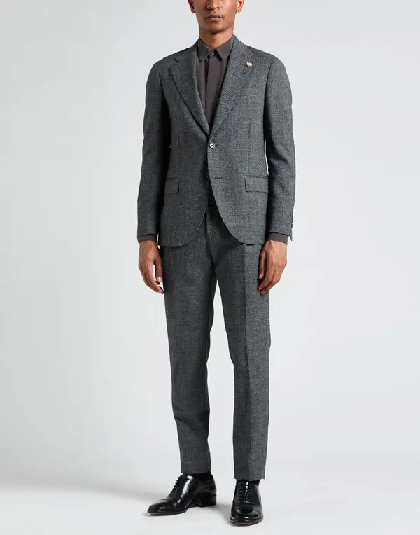 LARDINI Suit Size Wool, Polyester