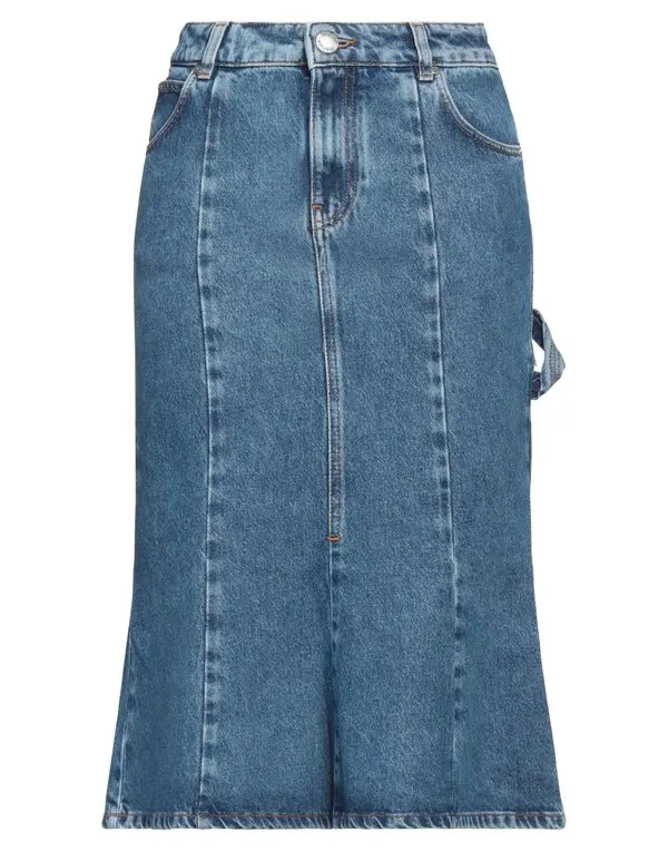 Pinko Flared Denim Skirt