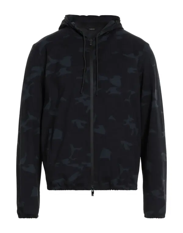 TOMBOLINI Camouflage Jacket - Navy Blue