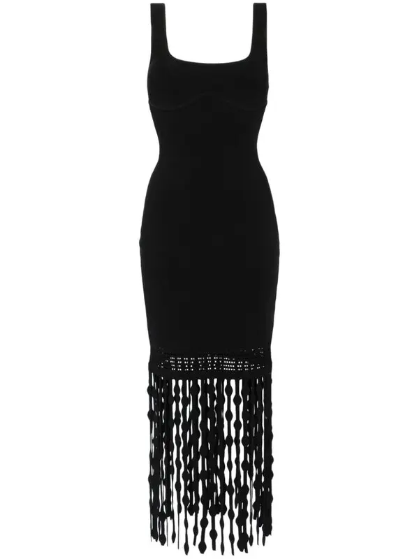 Simkhai Signa Midi Dress - Black