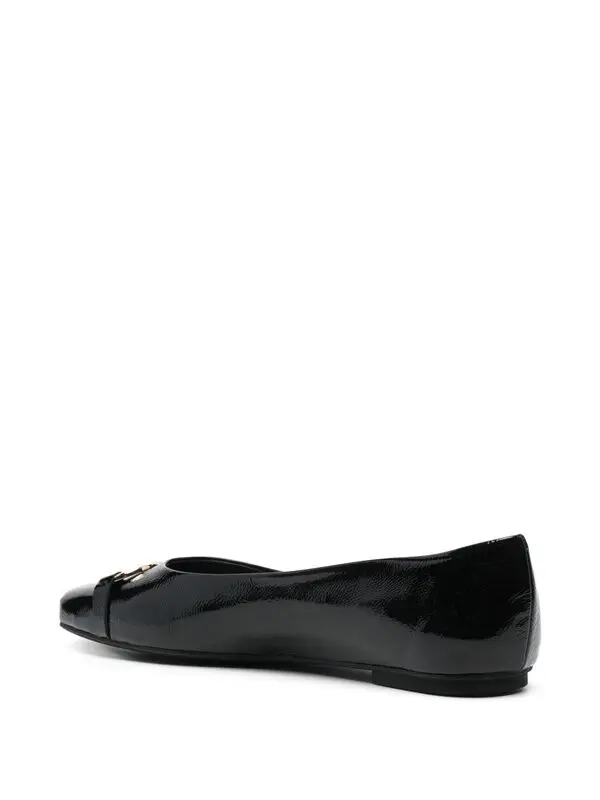 FERRAGAMO Gancini-buckle Ballerina Shoes