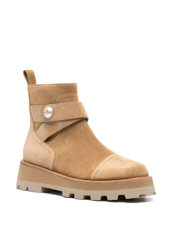 JIMMY CHOO Meena Ankle Boots - Brown