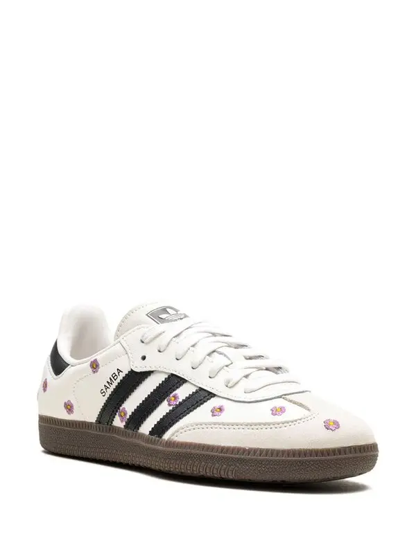 Adidas Samba Og Floral Sneakers - Neutrals