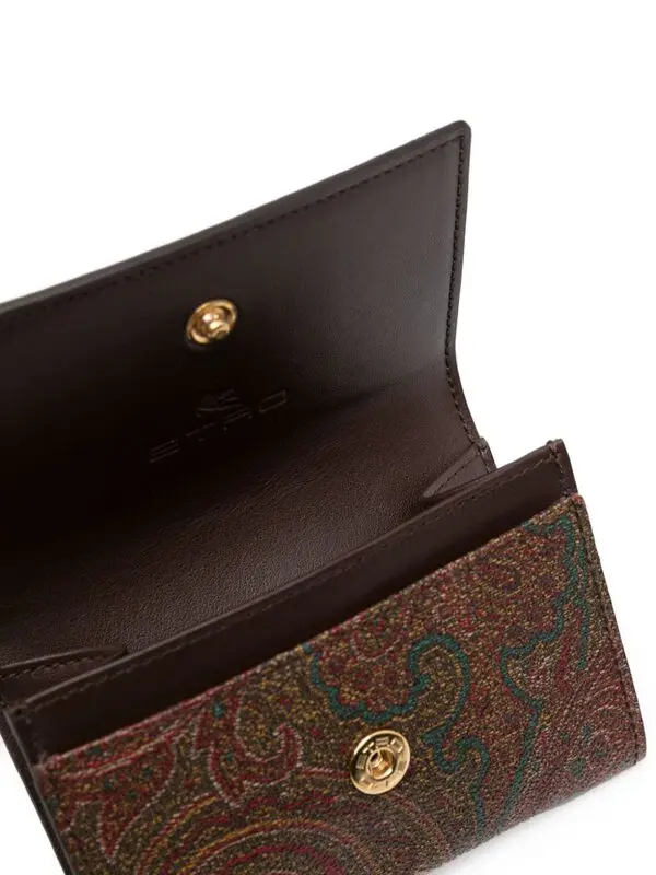 Etro Pegaso-motif Paisley Wallet