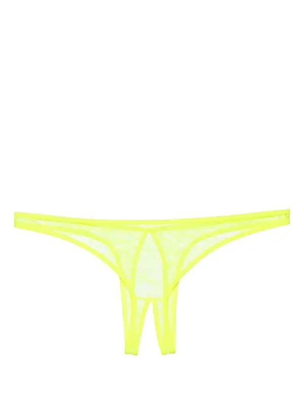 MAISON CLOSE Flashback Néon Open Briefs - Yellow