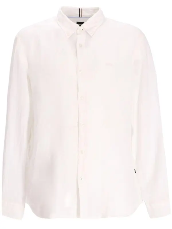 BOSS Cotton Shirt - White