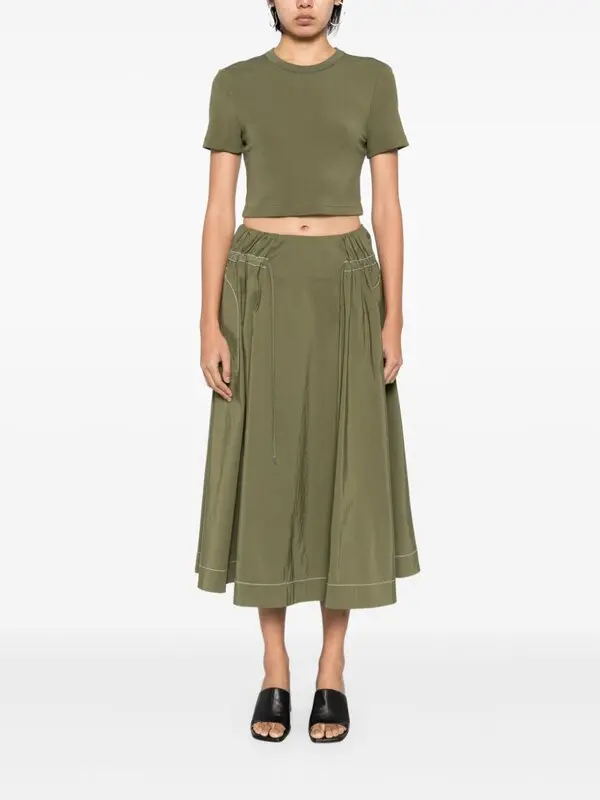 Simkhai Cinta Ribbed Cropped Top